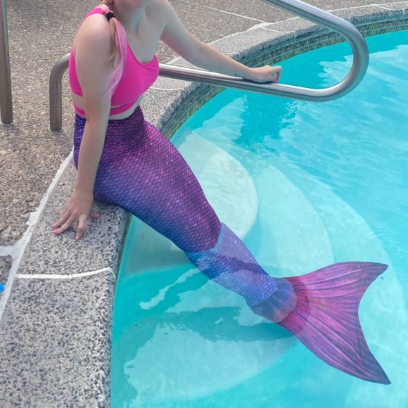 Sun Tails | Swim | Sun Tails Bali Blush Mermaid Tail Skin Monofin Swim ...